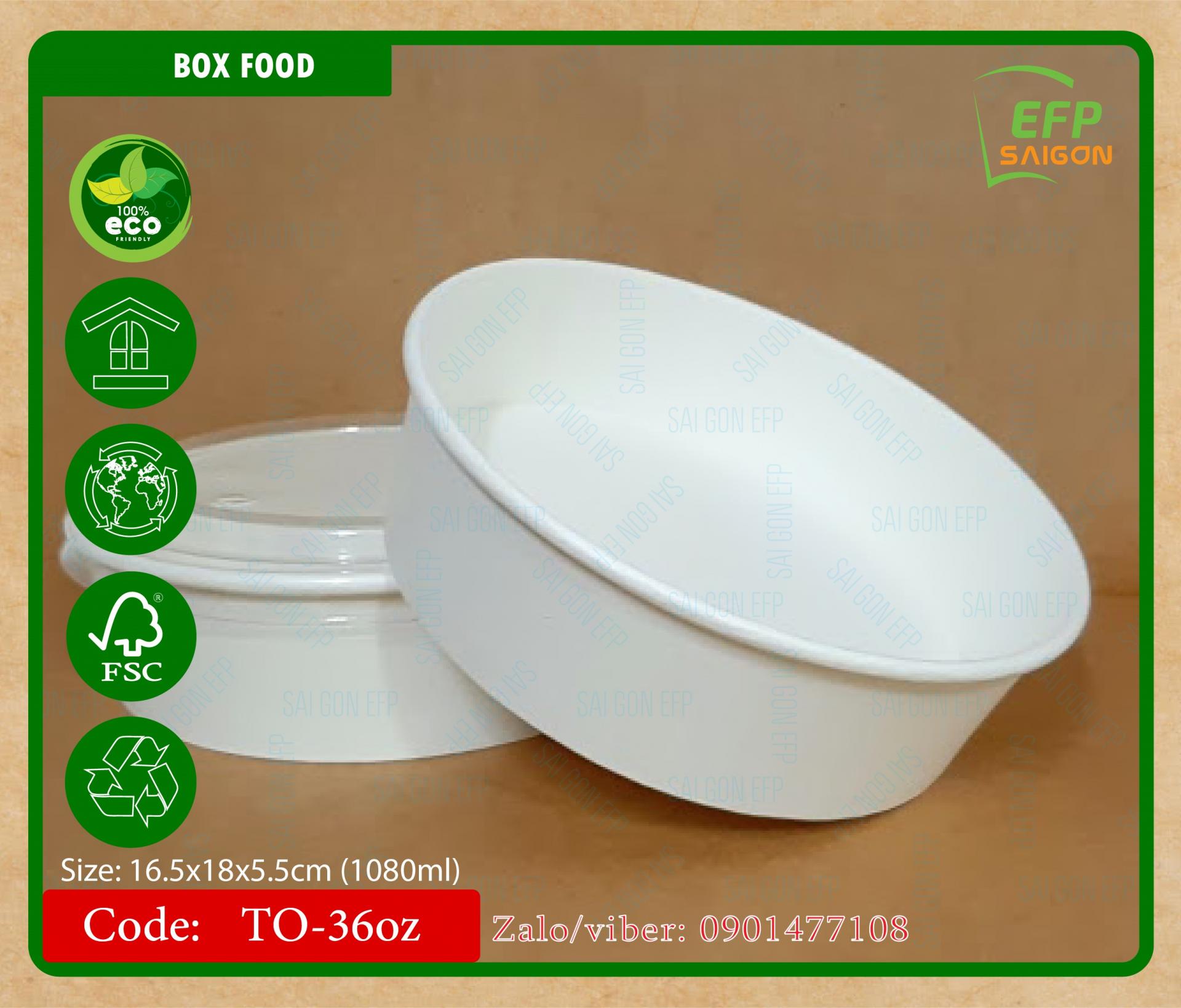 TÔ GIẤY ĐỰNG SALAD